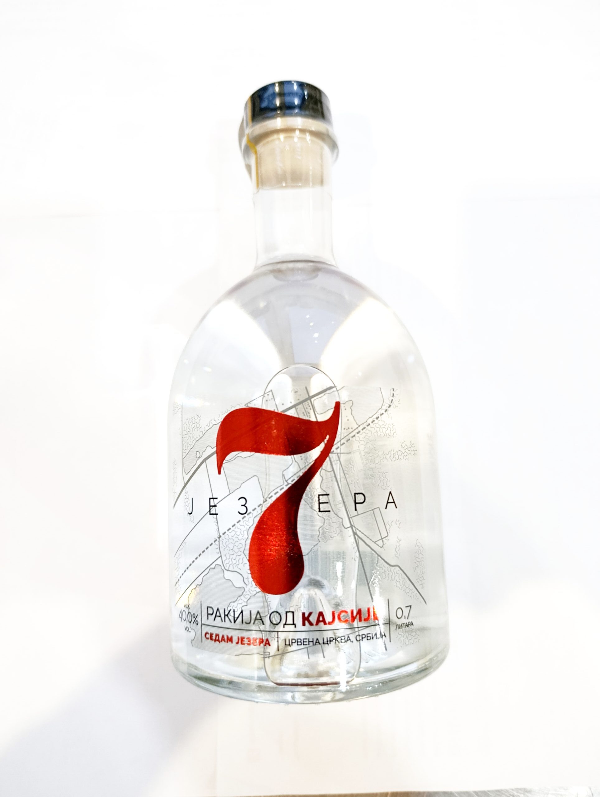Domaća rakija od kajsije, 7 jezera, 700ml - Zadruga - Market